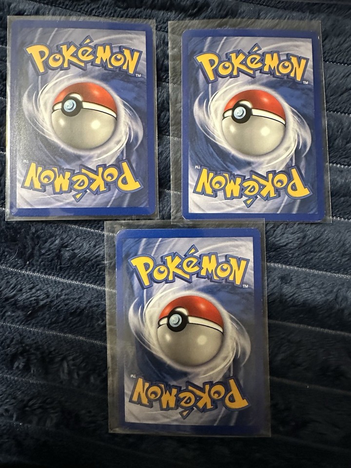 All 3 Legendary Pokémon Birds Fossil Holo Set - Articuno, Zapdos, and ...