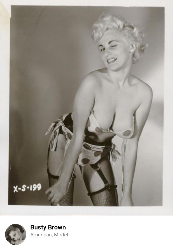 Vintage Original Photo (Not A Print) Of Donna Mae (Busty)Brown 1 Of 1 | eBay