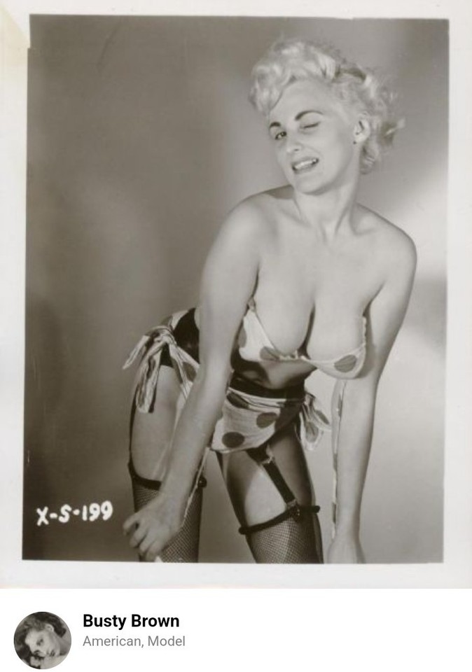 Vintage Original Photo (Not A Print) Of Donna Mae (Busty)Brown 1 Of 1 | eBay