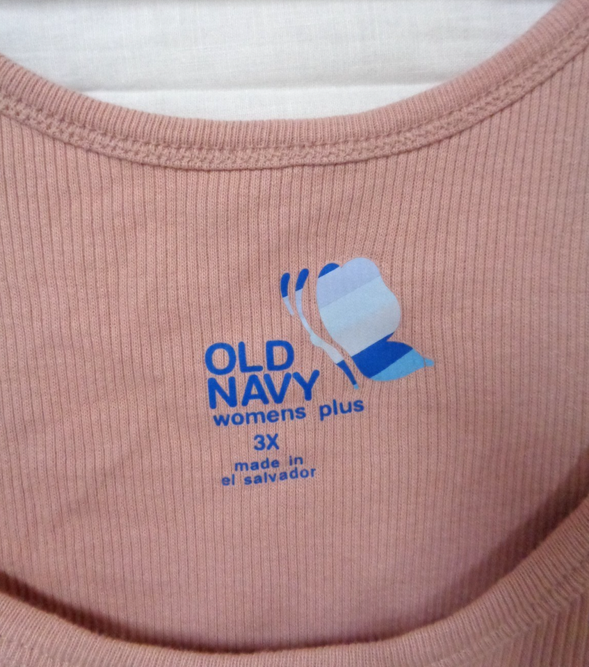 OLD NAVY Womens Plus Tank Top ~ Dusty Rose Pink ~ Size: 3X | eBay