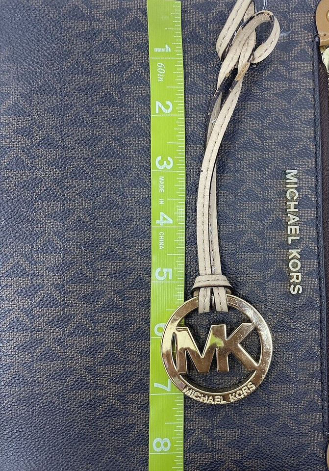 Michael Kors Gold "MK" Logo Purse Charm Hangtag Emblem | eBay UK