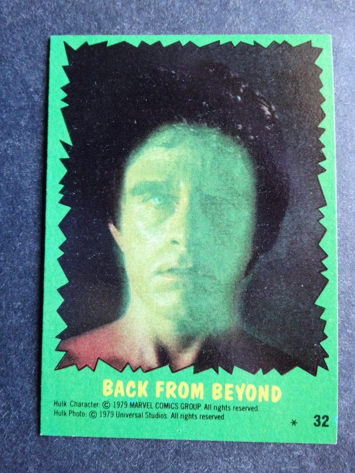 1979 Topps The Incredible Hulk TV Show Card Complete Your Set You U ...