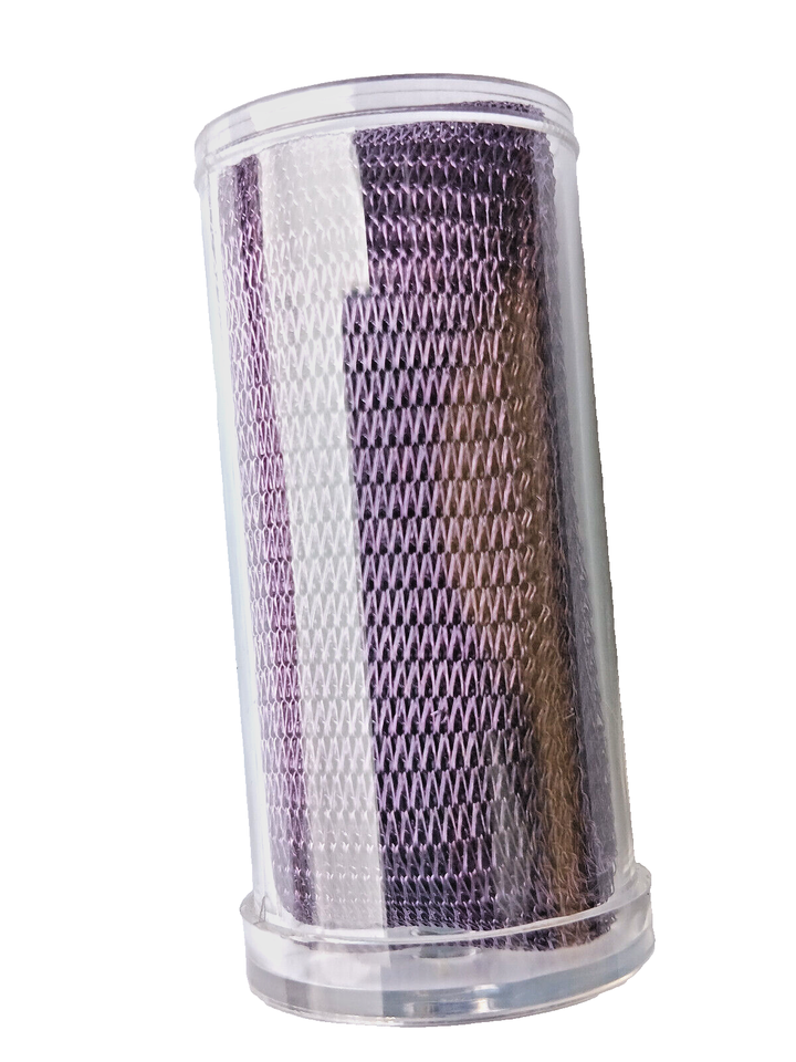 coloured copper wire mesh 20mm wide 1 meter lilac knitted - artistic ...