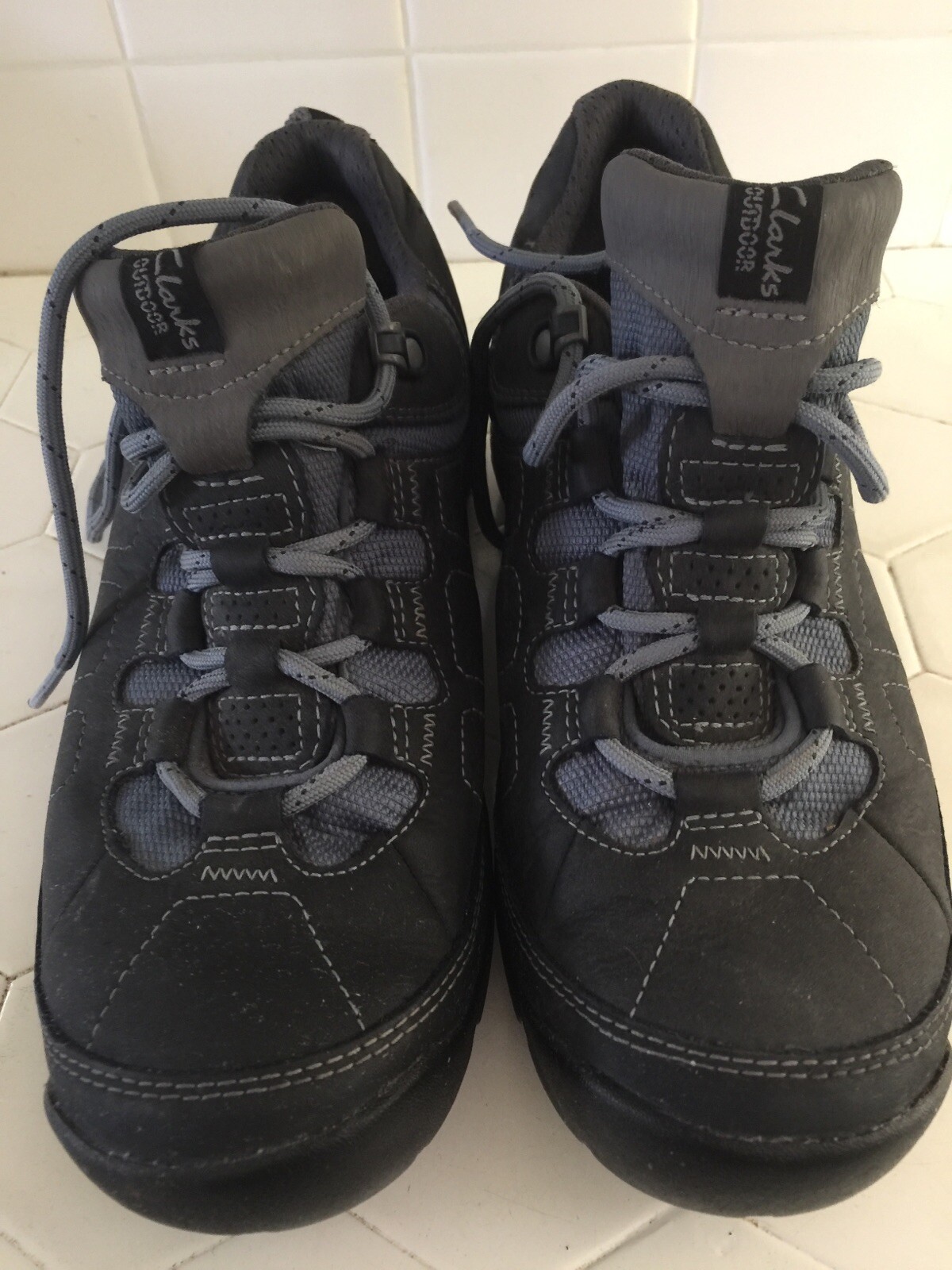 Clarks Outdoor WaveWalk GORETEX HIKING Shoes NAVY/GRAY US WOMENS SZ 10 ...