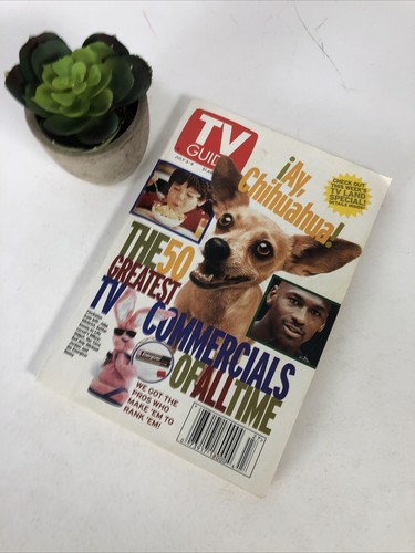 Vintage 1999 July 3-9 TV Guide - The 50 Greatest TV Commercials on ...