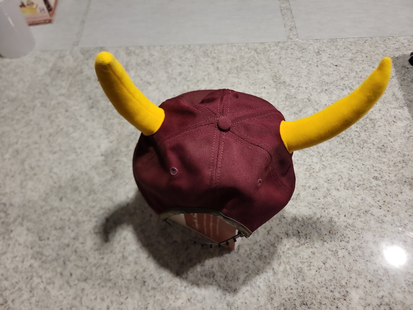 Devil Horns Cap Demon Snapback Punk Rock Baseball Hat… - Gem