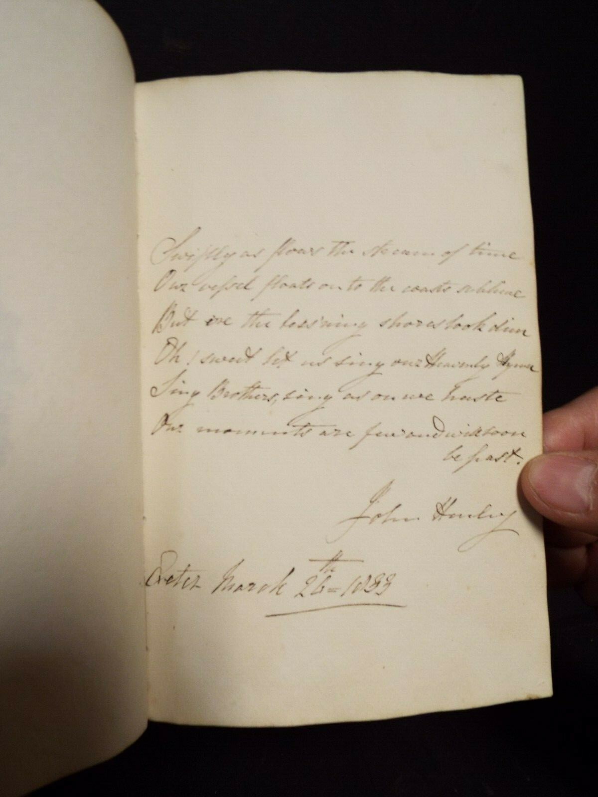 1829 Methodist Autograph Album - Famous Methodists - Wesley ...
