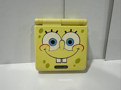 Nintendo Game Boy Advance GBA SP SPONGEBOB SQUAREPANTS Console System ...