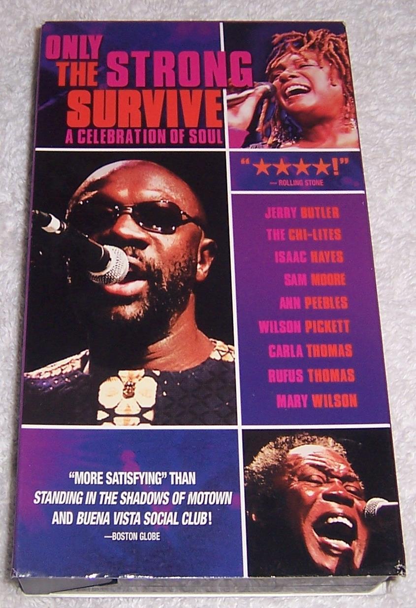 Only the Strong Survive - A Celebration of Soul VHS Jerry Butler Isaac ...