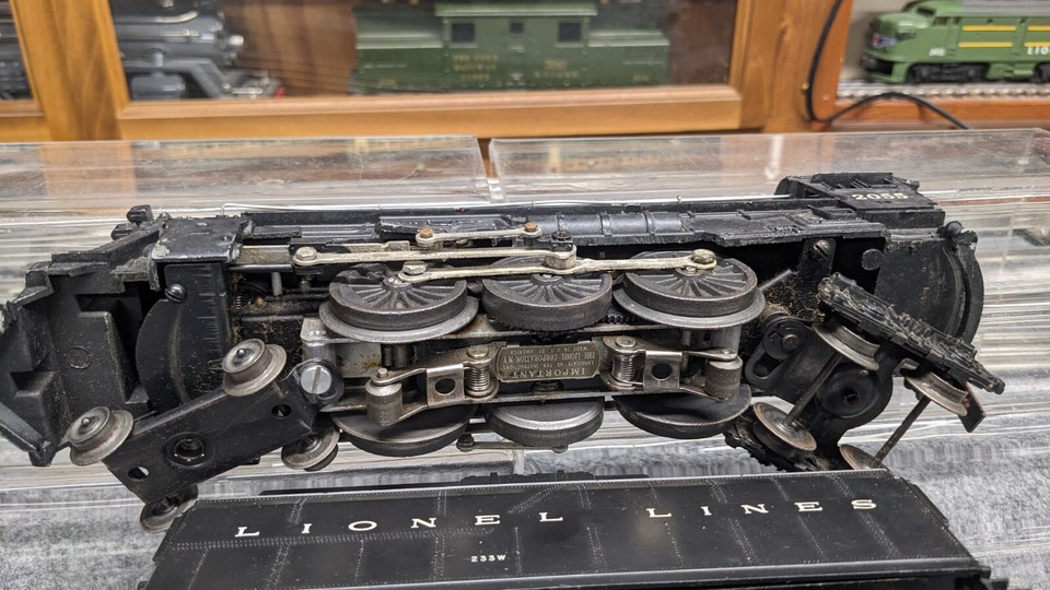 Lionel Postwar 2055 Hudson Locomotive Engine with 233W Tender- Runs ...