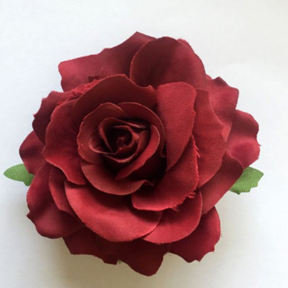 Rose Flower Hair Clip Bridal Hairpin Brooch Wedding Accessory ...