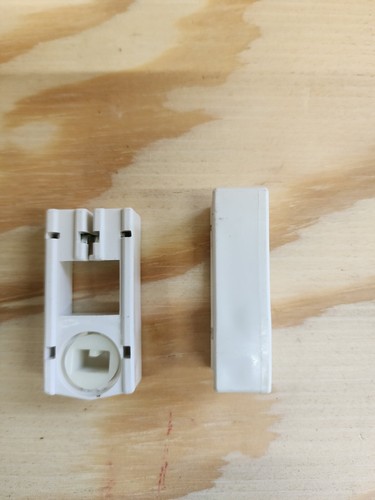 Tilt Window Pivot Lock Shoe. 1" Wide For Spiral Balancer. White SOLD ...