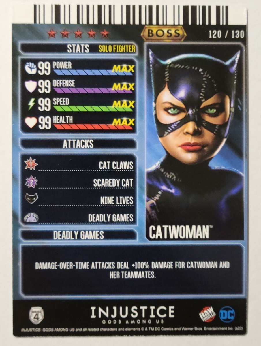 Lot of 120 series 4 injustice cards (including boss, gear, and team ...