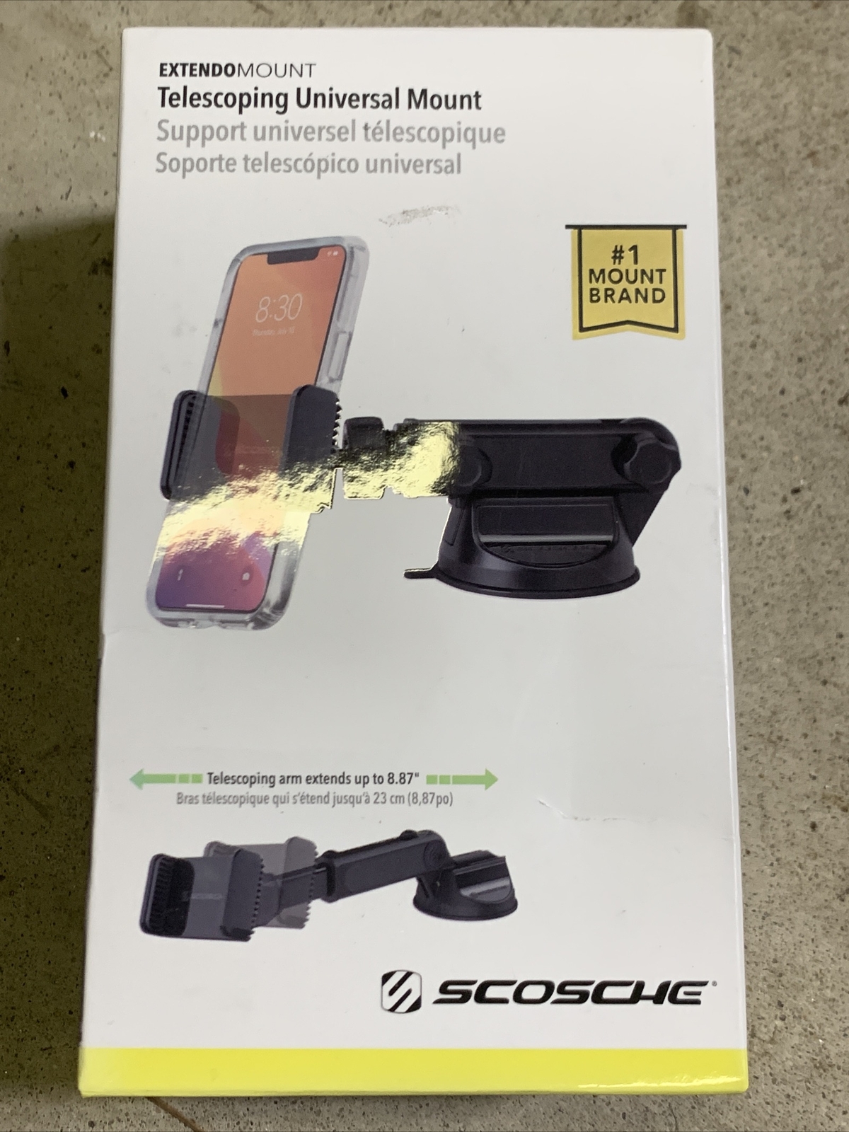 Scosche ExtendoMount Telescoping Universal Cell Phone Mount UH4WDEX2-SP ...