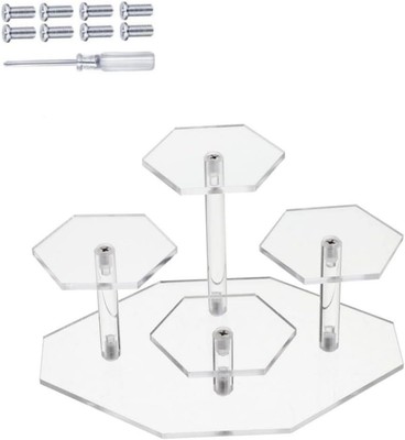 Display Stand, 4 Tiers Collectibles Display Stand for Display ...