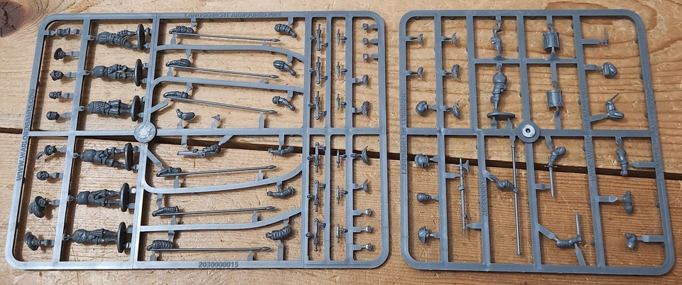 Landsknecht Pikemen Indian Wars 1494-1559 28mm Figures Pike & Shotte ...