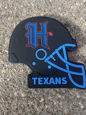 VINTAGE NFL HOUSTON TEXANS ALTERNATE HELMET RUBBER STANDINGS BOARD ...