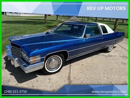 1974 Cadillac DeVille 15K Miles ~ 200+ PICTURES ~ 20+ Minute Test Drive ...