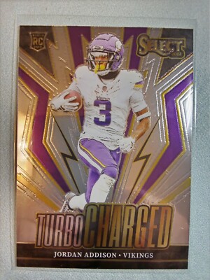 2023 Panini Select Turbocharged #TUR-JAD Jordan Addison (RC) Vikings ...
