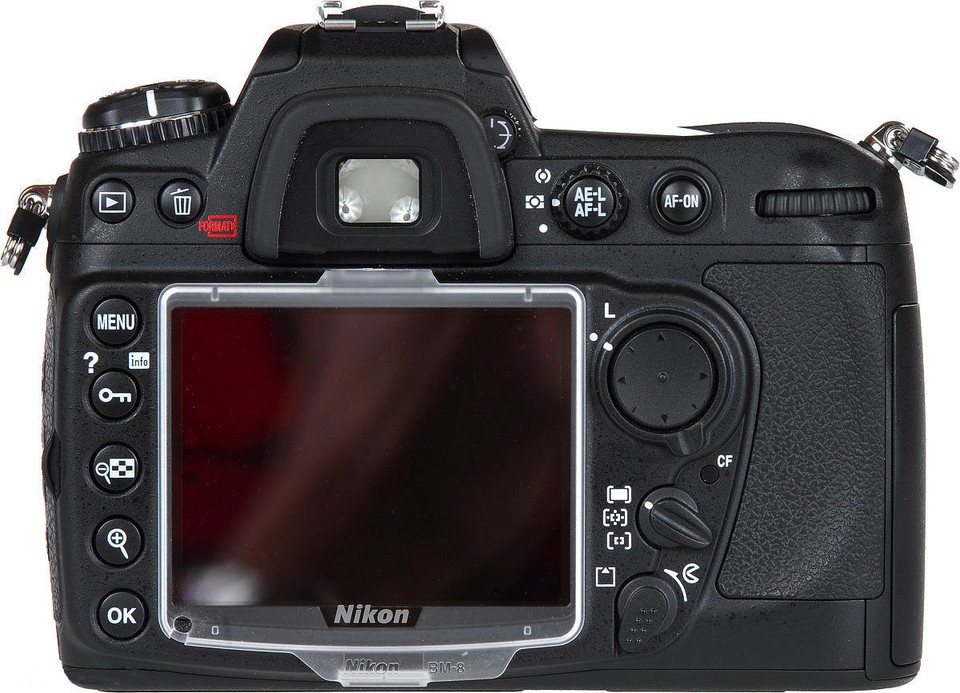 BM-8 Hard Clear Plastic LCD Monitor Screen Cover Protector For Nikon ...