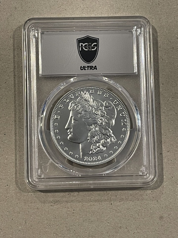 PCGS MS70 - 2024 Morgan Silver Dollar Ultra Break - Gray Label | eBay
