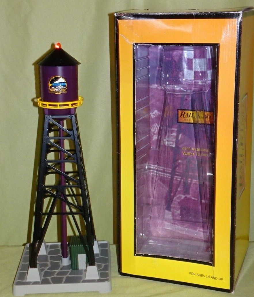 MTH 30-90415 MTH Trains #193 Industrial Water Tower w/Beacon wks ...