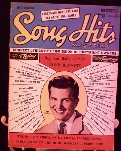 VINTAGE 1955 SONG HITS MAGAZINE / NOVEMBER | eBay