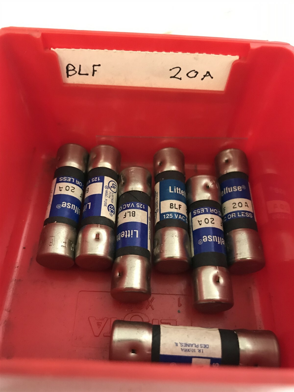 Littelfuse Blf 20A Lot Of 7 Fuses | eBay