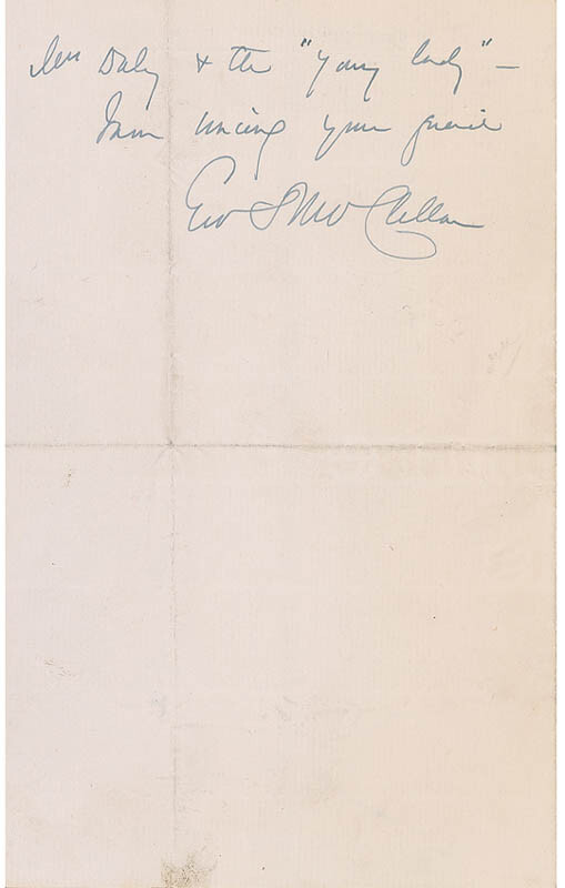 GEORGE B. MCCLELLAN - AUTOGRAPH LETTER SIGNED | eBay