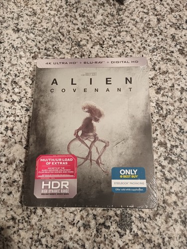 Alien: Covenant (DVD, SteelBook Includes Digital Copy 4K Ultra HD Blu ...