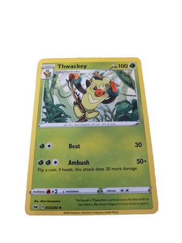 Thwackey Pokemon TCG Card 013/202 | eBay