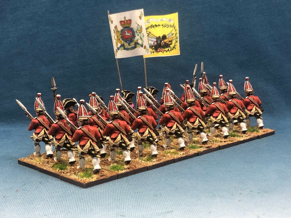 28mm Seven Years War WGS painted Hanoverian Army Fabrice Infantry GHA1 ...