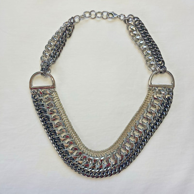 Stella & Dot Heavy Chain Link Chunky Necklace 20 in | eBay