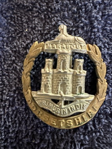 ww badge military dorsetshire regiment marabout cap army war armed ...