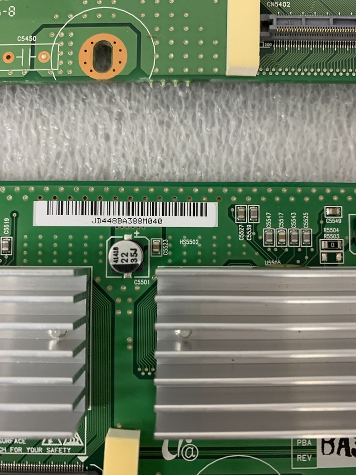 SAMSUNG LJ92-01447B & LJ92-01448B BUFFER BOARDS FOR PN58A550 AND OTHER ...