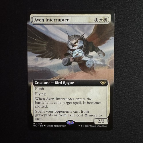 Aven Interrupter, Extended Art, Outlaws of Thunder Junction, MTG NM | eBay