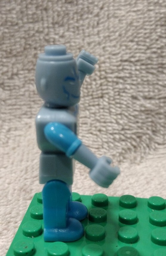 Rare LEGO Super Hero blue Man Mini Figure | eBay