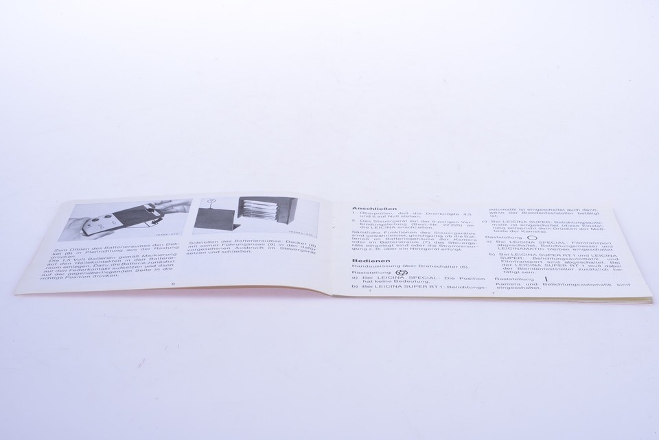 LEICA, LEITZ REMOTE CONTROL, LEICINA ORIGINAL INSTRUCTIONS MANUAL ...