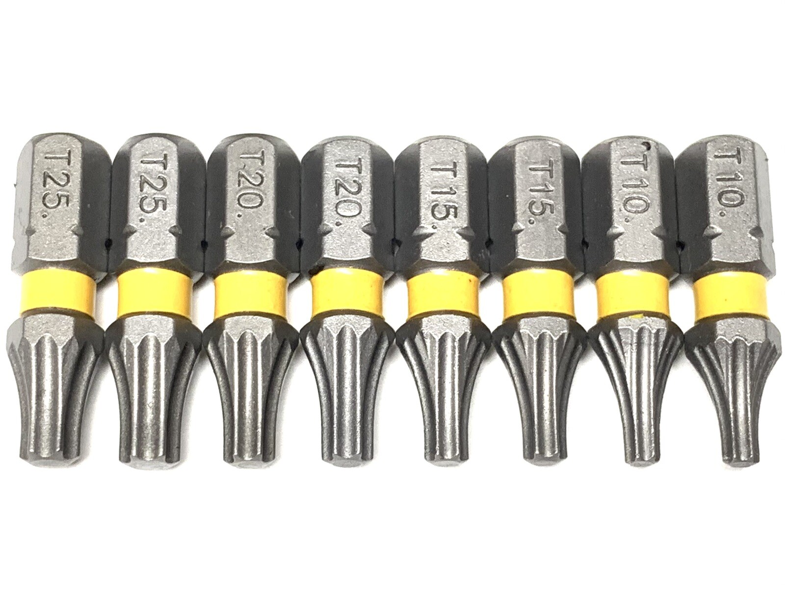 DEWALT MAXFIT 8 Pc Bit Set Torx T10 T15 T20 T25 1in. IMPACT READY NEW ...