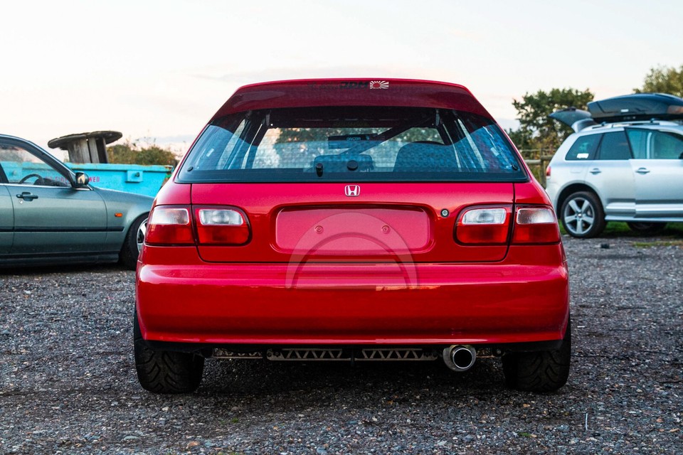 Spoiler Osaka JDM for Honda Civic EG 1991 - 1995 Devil Spoon Rear Wing ...