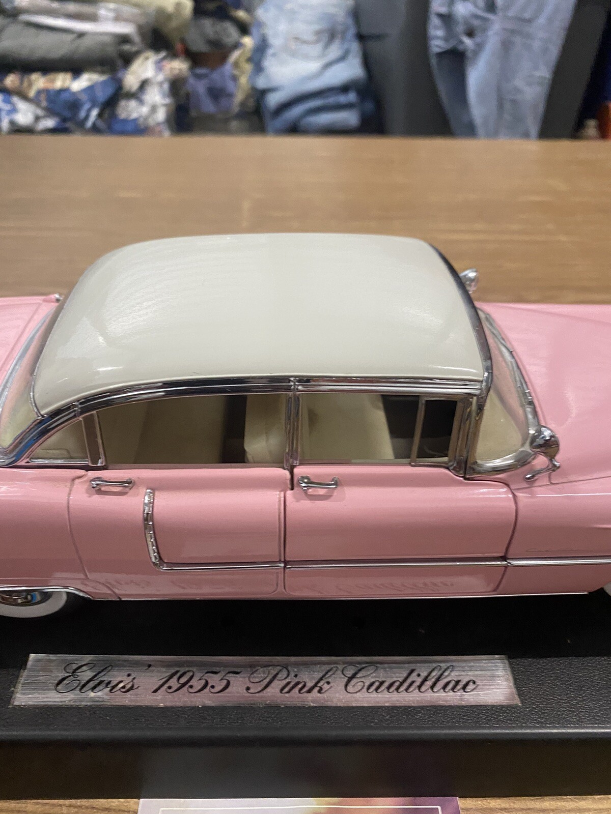 Vintage MRC 1955 Pink Cadillac Fleetwood Elvis Presley Diecast Car 1:18 ...
