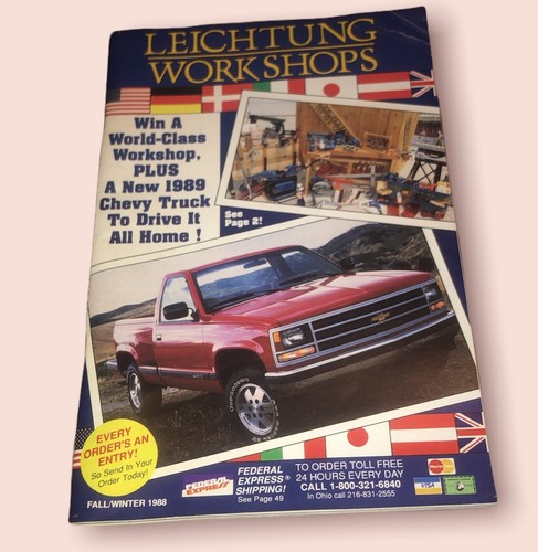Leichtung Work Shops Fall/Winter 1988 Magazine Booklet | eBay