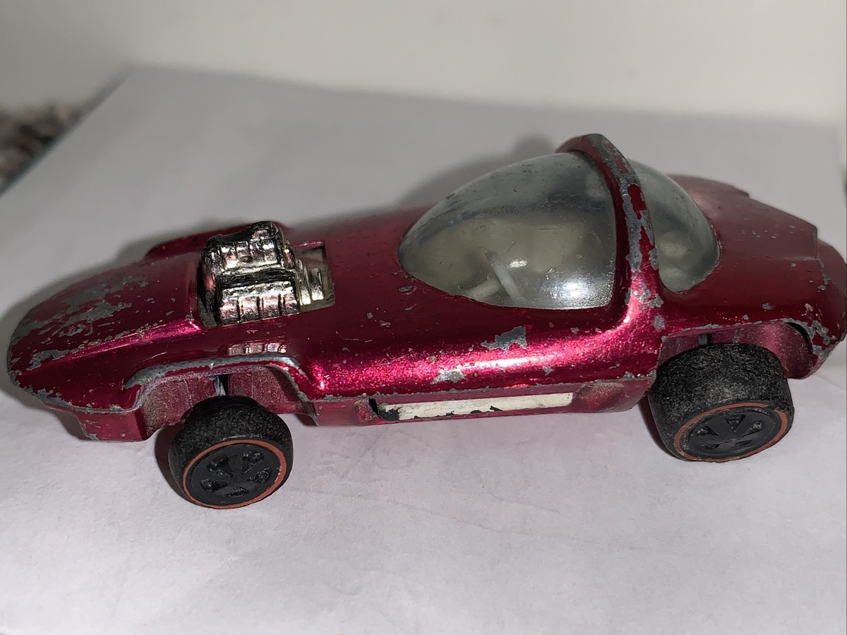 1967 Original Hot Wheels Redline US nuclear hot pink 1967 Original Hot Wheels Redline US nuclear hot pink