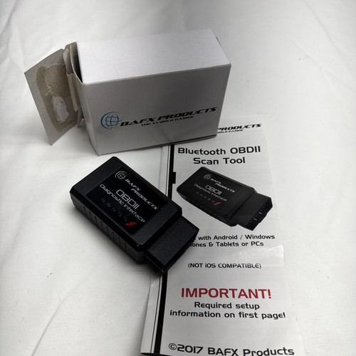 BAFX Products ANDROID Bluetooth OBD2 Diagnostic Interface Scanner Code ...
