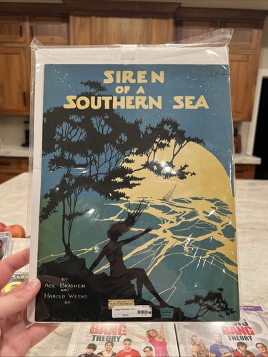 Siren Of A Southern Sea Sheet Music Abe Brashen Harold Weeks 1921 Jazz ...