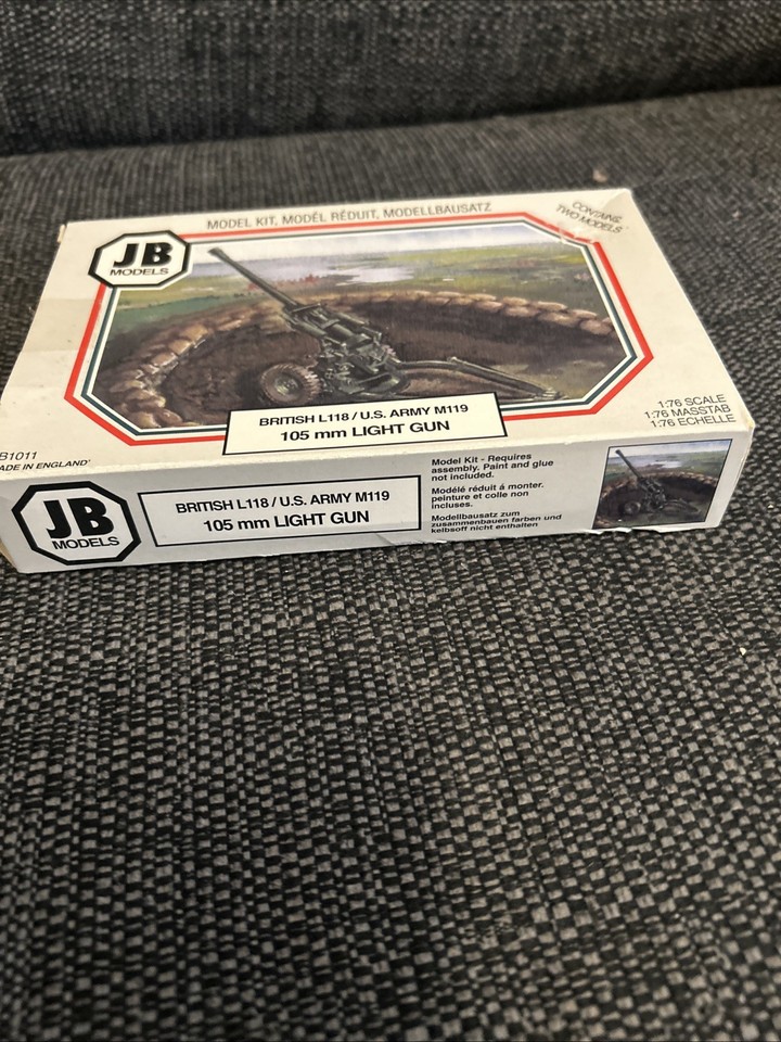 JB MODELS #1011 BRITISH L118/U.S ARMYM119 - 105MM LIGHT GUN -1/76 - NEW ...
