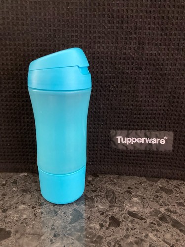 TUPPERWARE Eco Kids Fast Quick Quench Drink Bottle BLUE 400mls | eBay ...