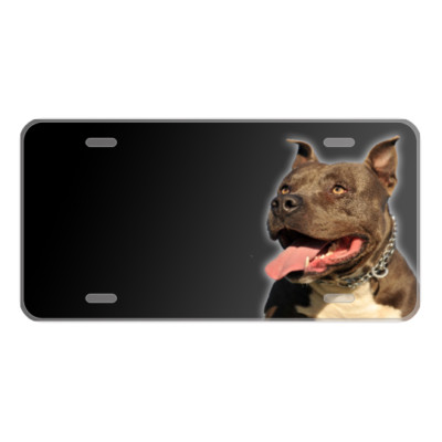 Custom Personalized License Plate Auto Car Tag Design With Bulldog Add ...