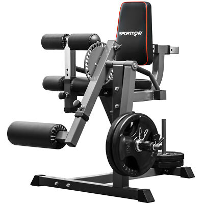 Seated Calf Raise Machine, Adjustable Leg Extension and Curl Machine ...