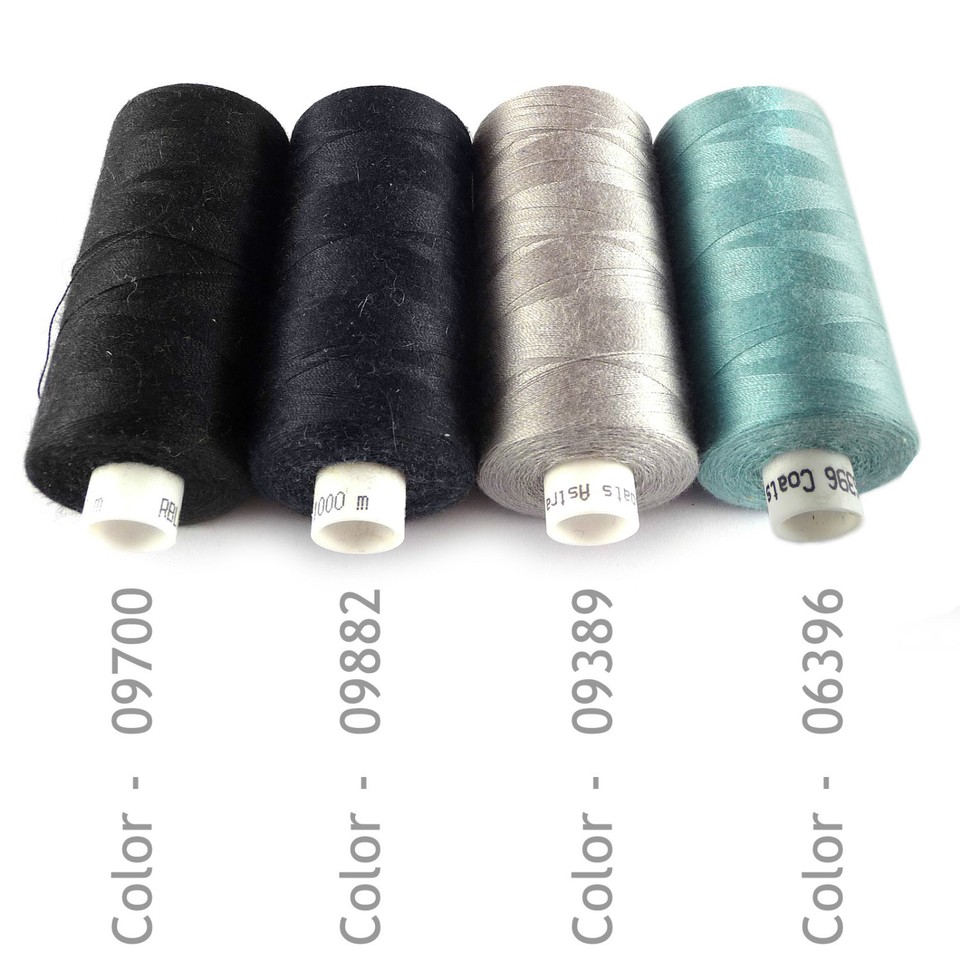 HIGH QUALITY 120s SEWING THREAD SPUN POLYESTER, 1000 YRDS, COATS ASTRA ...